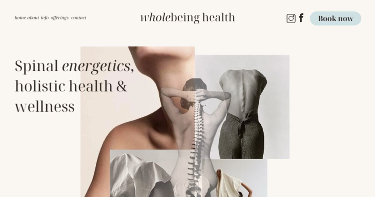 Spinal energetics, holistic health & wellness